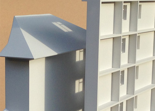 Facade study model – henry milner ltd